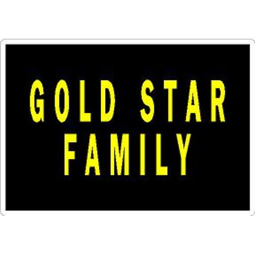Gold Star Family - Vinyl Sticker at Sticker Shoppe