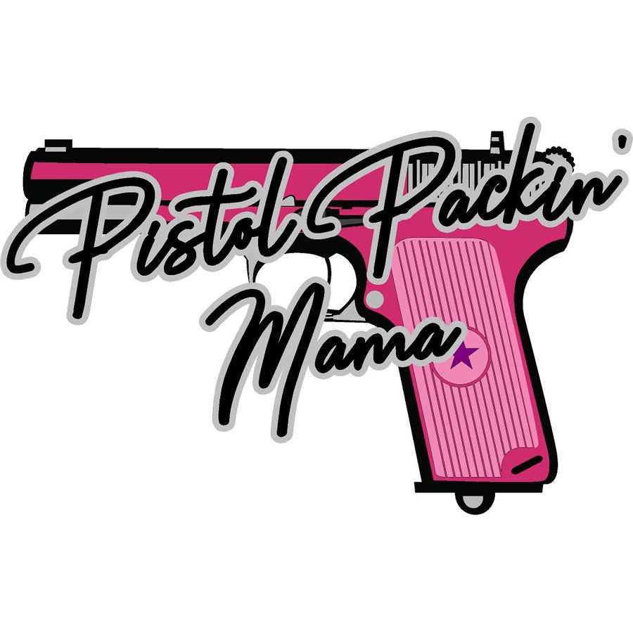 Pistol Packin' Mama - Vinyl Sticker at Sticker Shoppe