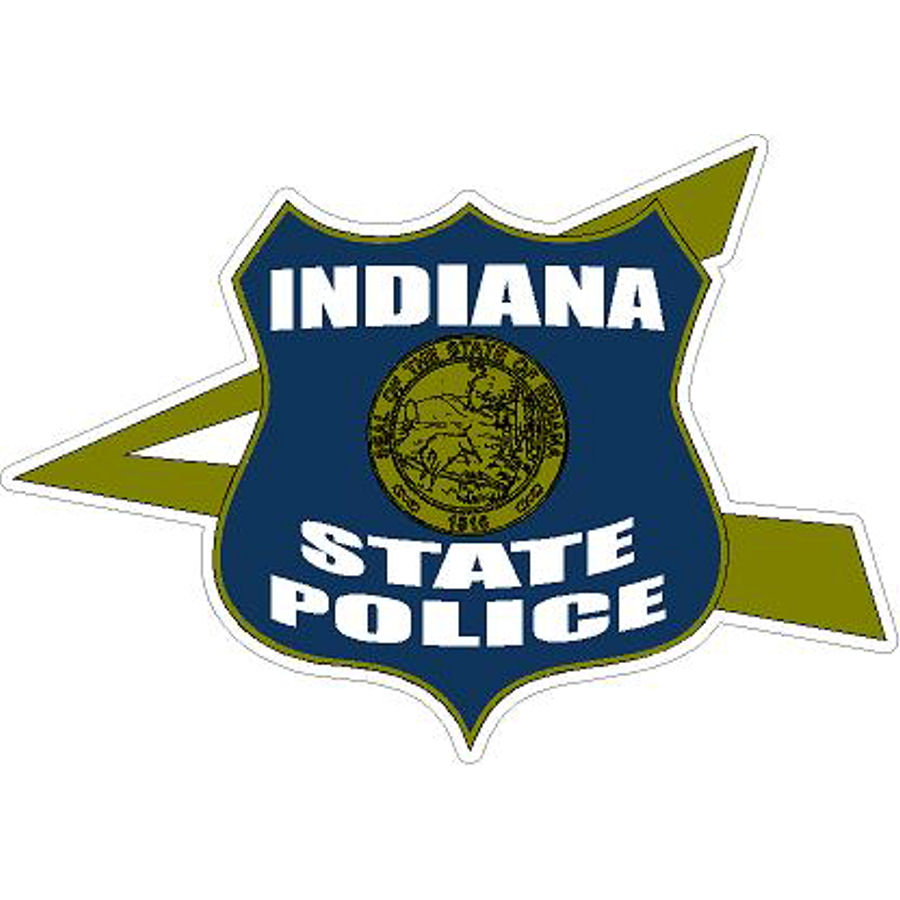Indiana State Police Seal - Vinyl Sticker at Sticker Shoppe