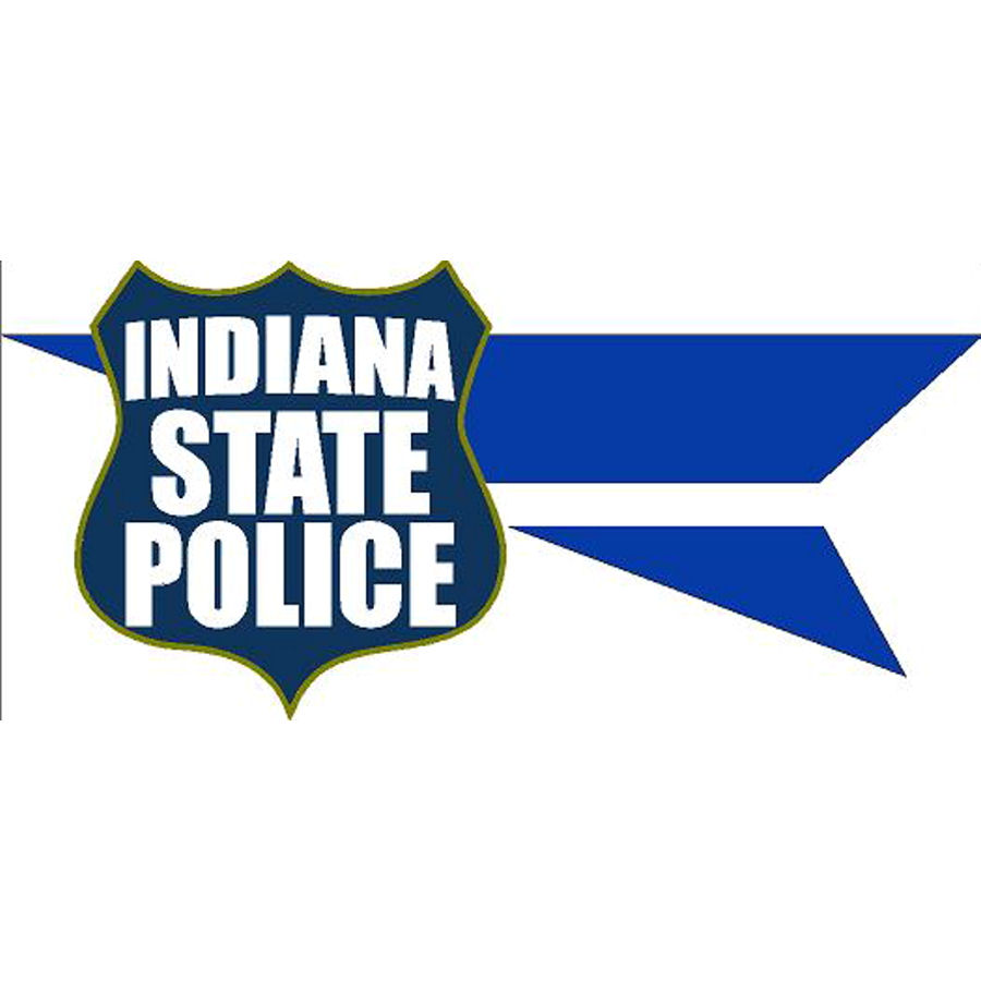 Indiana State Police Blue - Vinyl Sticker at Sticker Shoppe