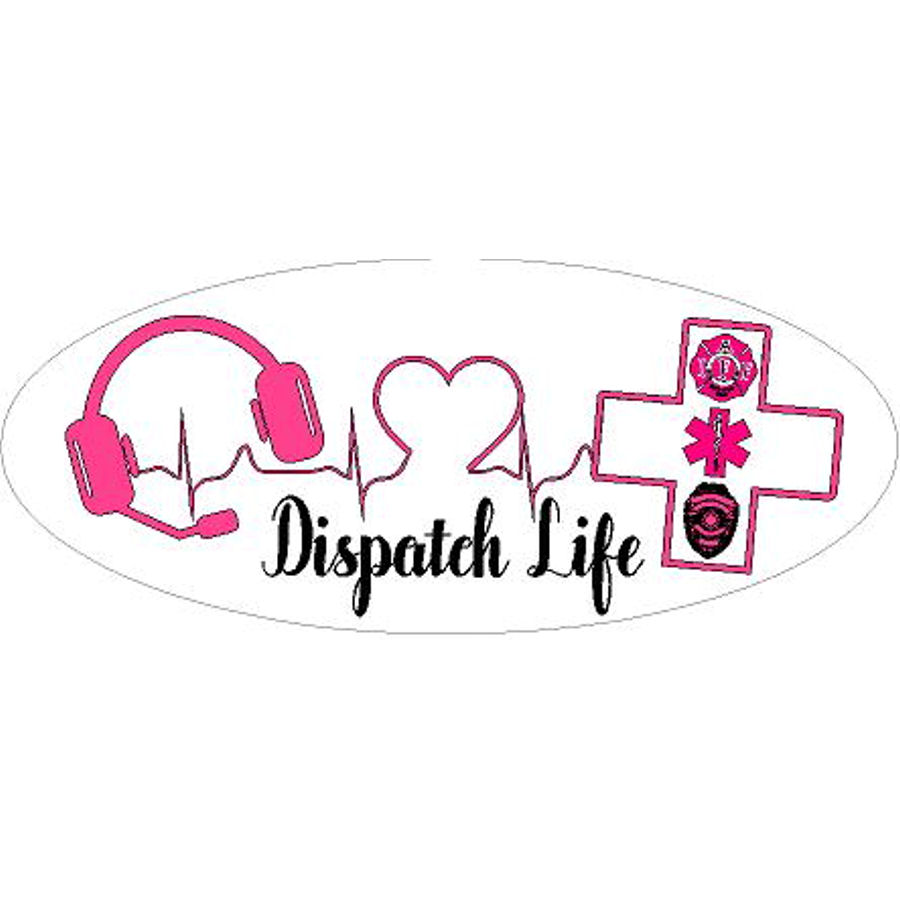 Dispatch Life Pink - Vinyl Sticker at Sticker Shoppe