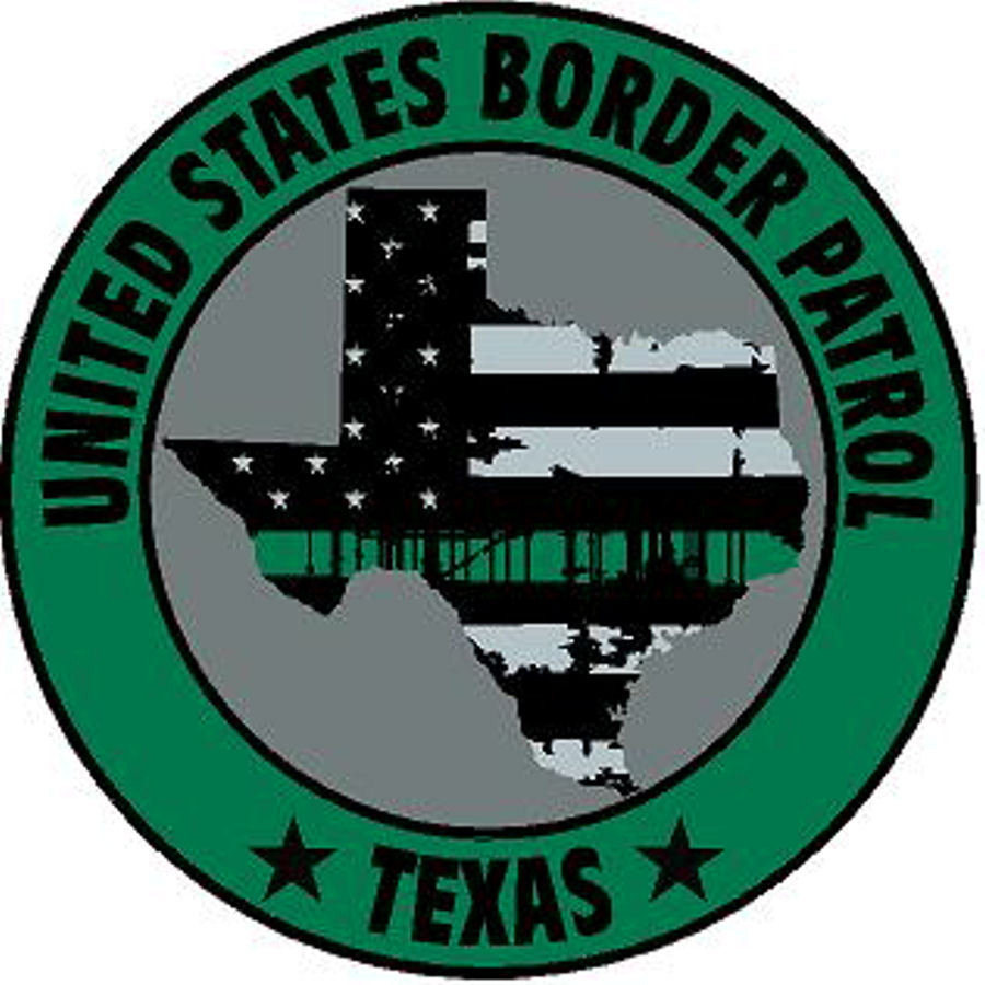 Texas Thin Green Line United States Border Patrol Green Vinyl Sticker ...