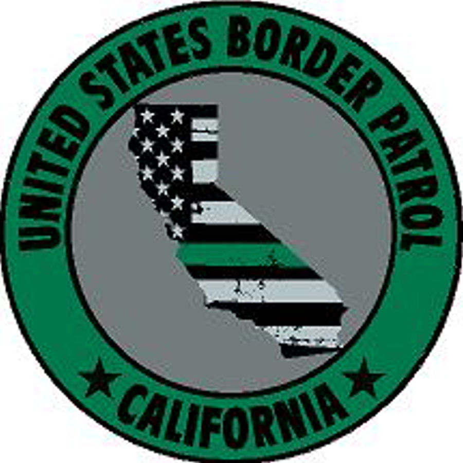 California Thin Green Line United States Border Patrol Green - Vinyl ...