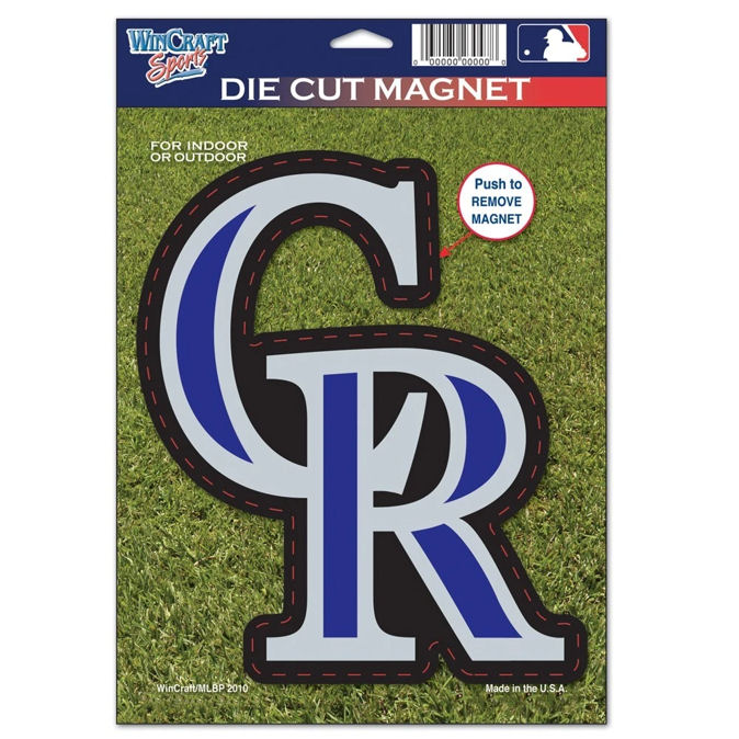 Colorado Rockies - 7" Die Cut Magnet at Sticker Shoppe
