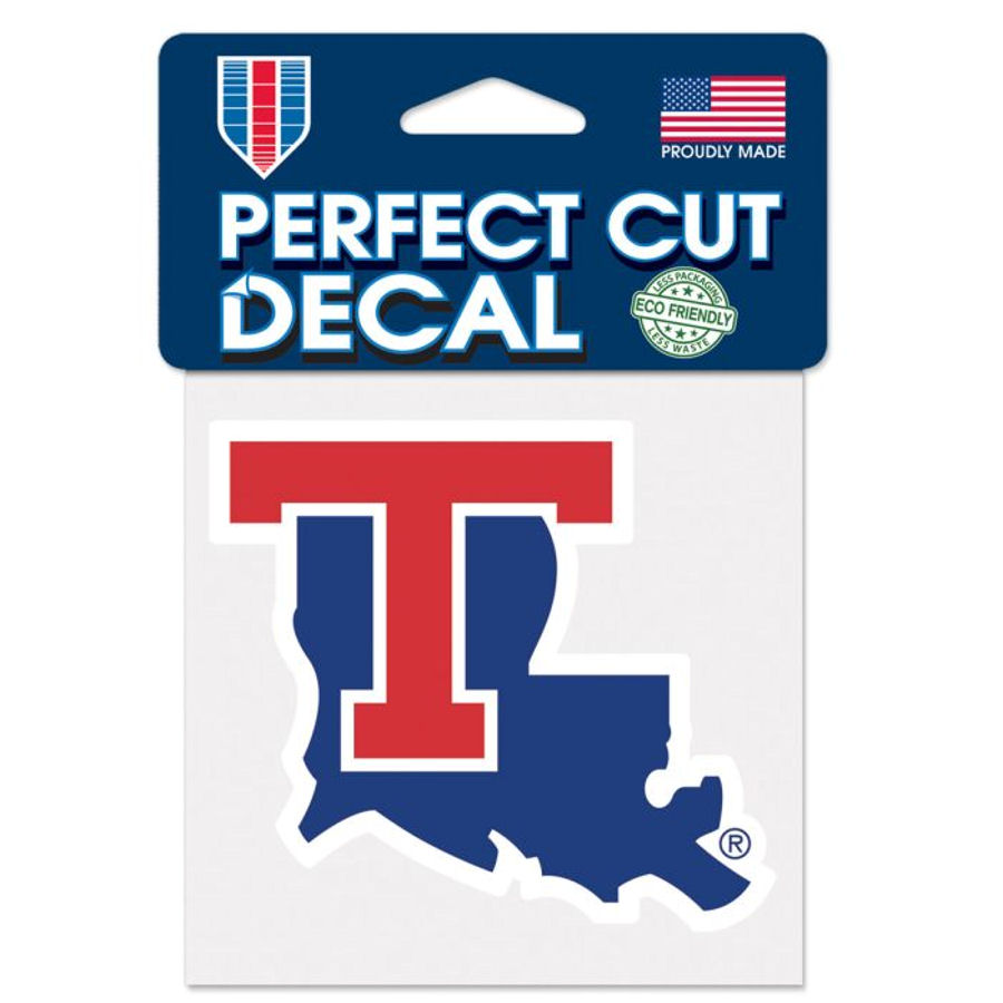 Louisiana Tech University Bulldogs - 4x4 Die Cut Decal at Sticker Shoppe