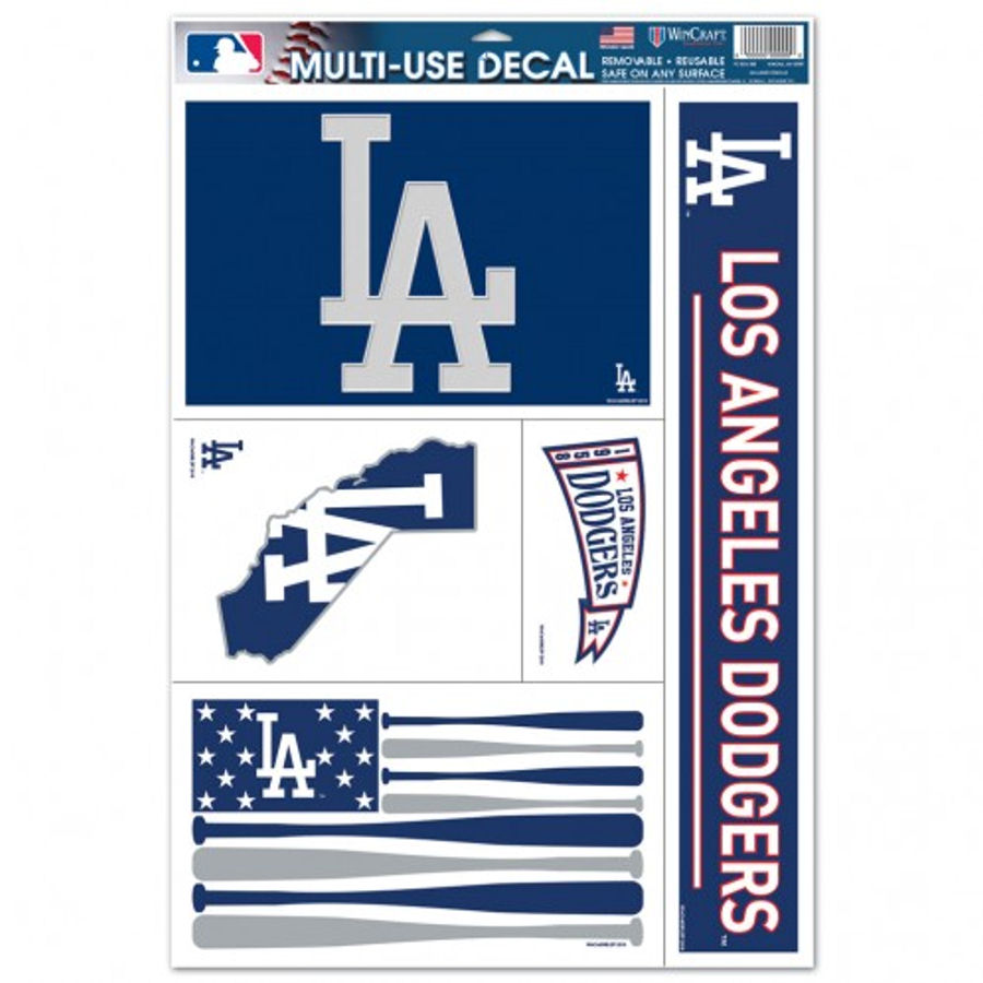 Los Angeles Dodgers - Set of 5 Ultra Decals at Sticker Shoppe