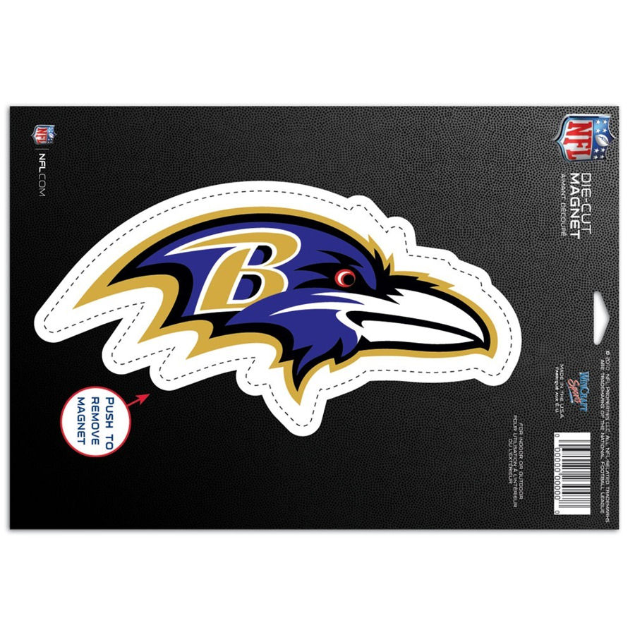 Baltimore Ravens - 7" Die Cut Logo Magnet at Sticker Shoppe