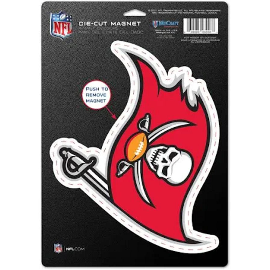 Tampa Bay Buccaneers - 7" Die Cut Magnet at Sticker Shoppe
