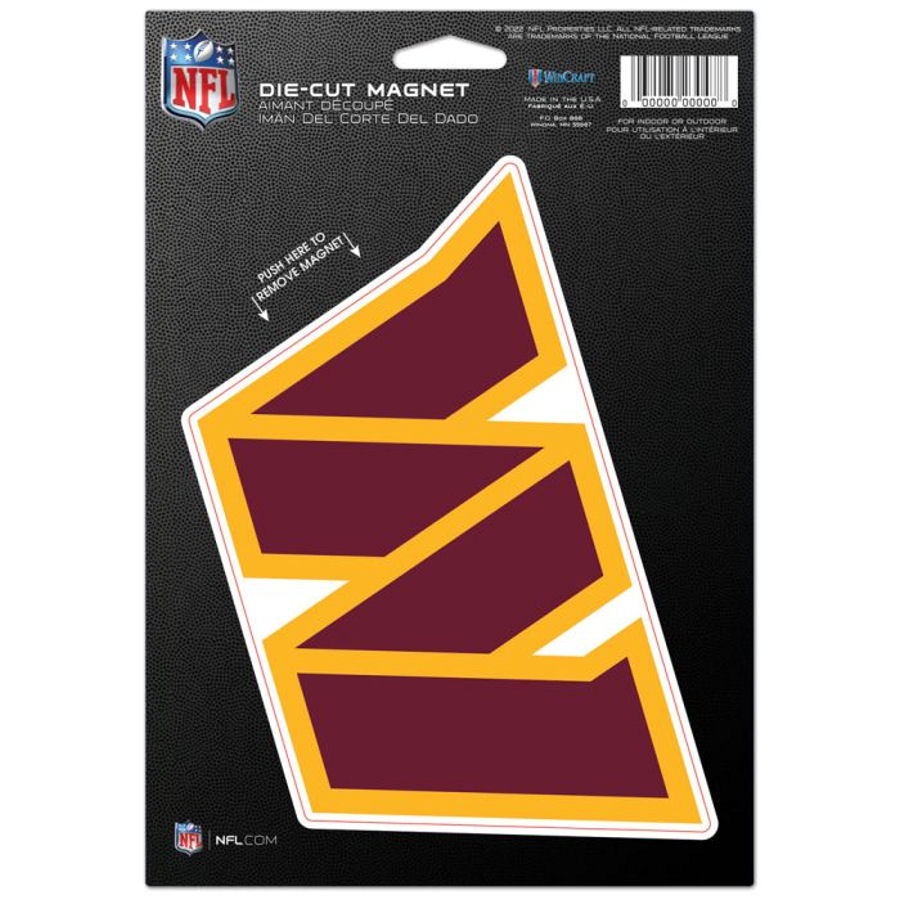 Washington Commanders Logo - 8" Die Cut Logo Magnet at Sticker Shoppe