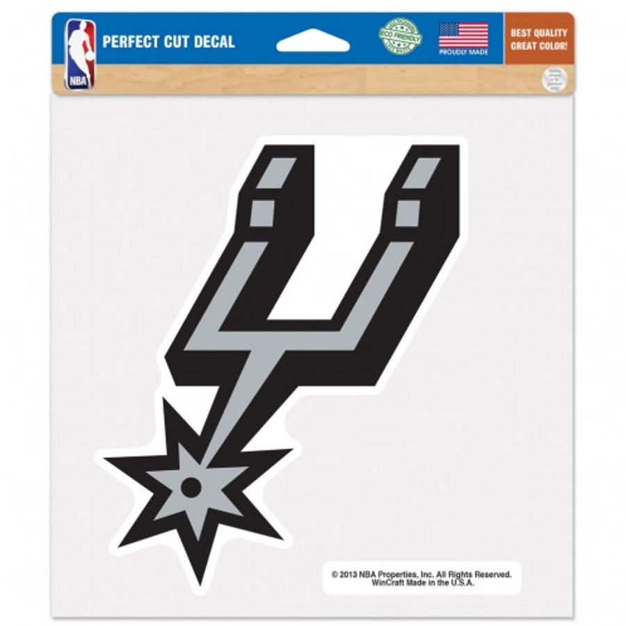San Antonio Spurs - 8x8 Full Color Die Cut Decal at Sticker Shoppe