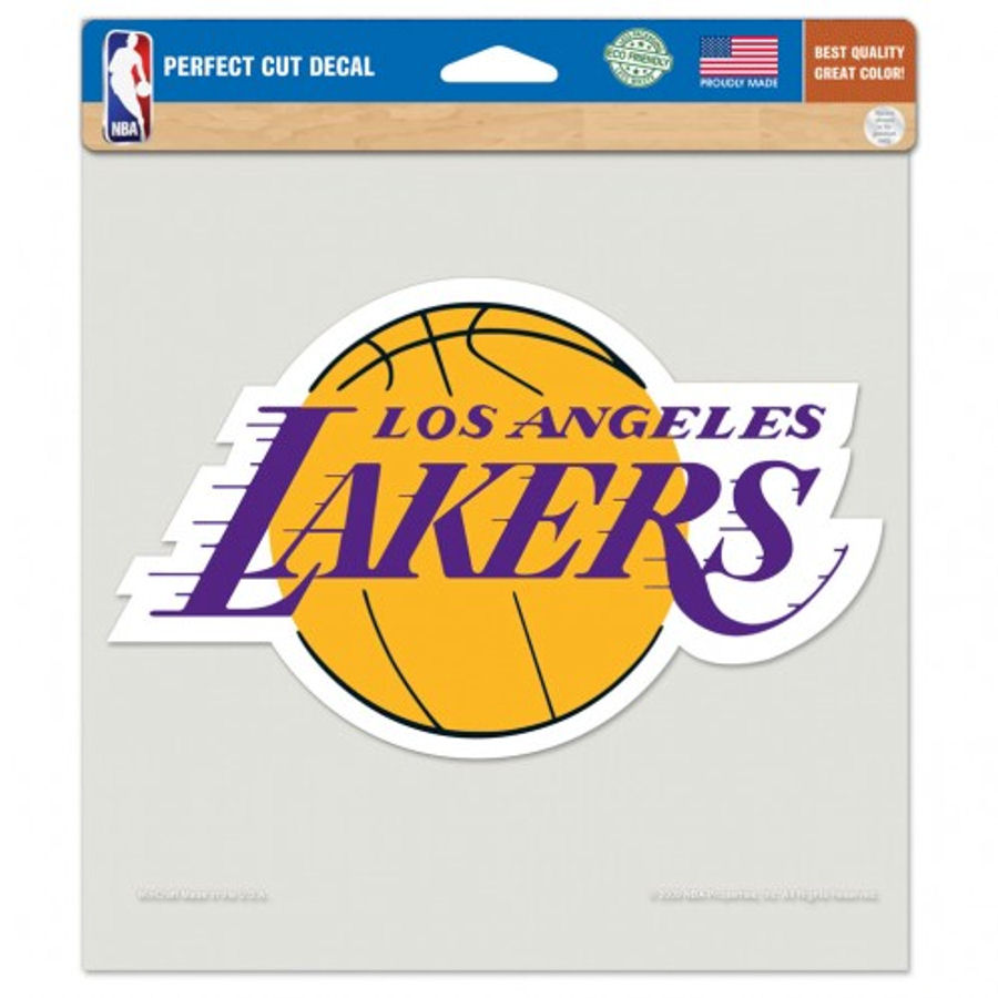 Los Angeles Lakers - 8x8 Full Color Die Cut Decal at Sticker Shoppe