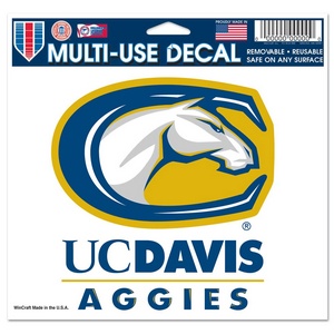 University Of California-Davis Aggies - 5x6 Ultra Decal at Sticker Shoppe