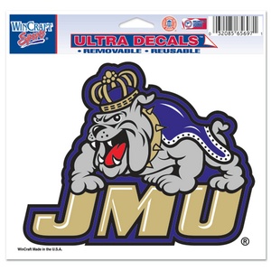 James Madison University Dukes Logo - 5x6 Ultra Decal at Sticker Shoppe