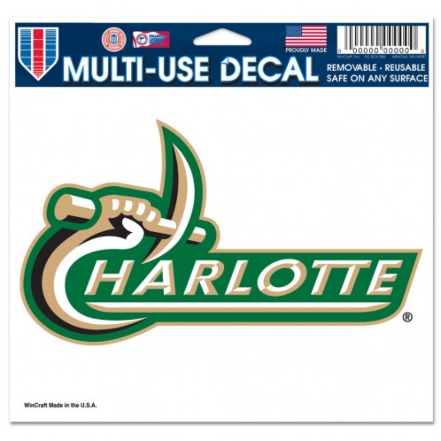 University Of North Carolina-Charlotte 49ers - 5x6 Ultra Decal at ...