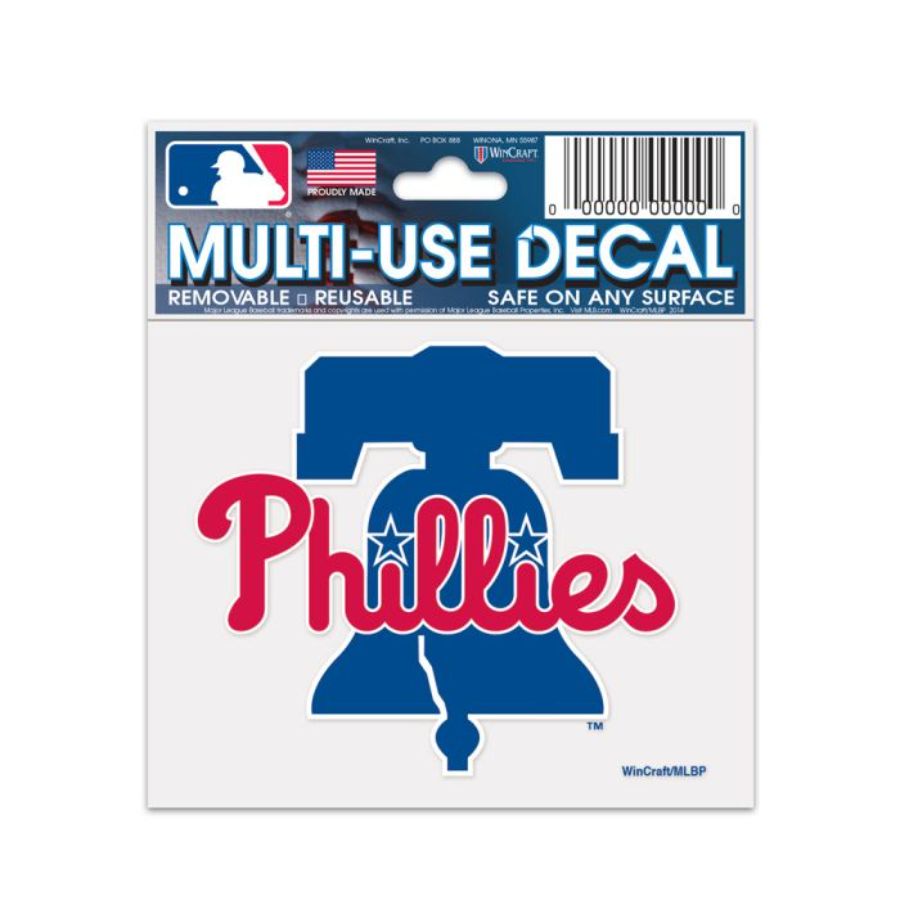 Philadelphia Phillies - 3x4 Multi Use Decal at Sticker Shoppe