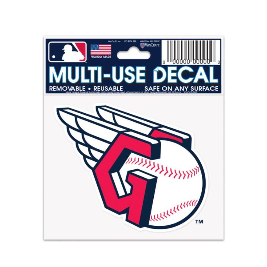 Cleveland Guardians - 3x4 Multi Use Decal at Sticker Shoppe