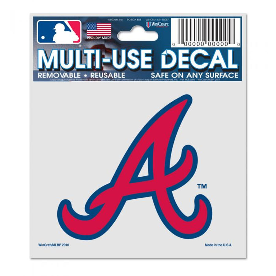 Atlanta Braves - 3x4 Ultra Decal at Sticker Shoppe
