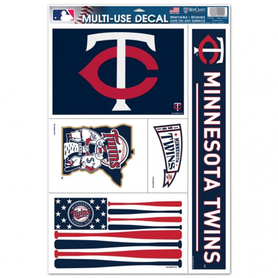 Minnesota Twins - Set of 5 Ultra Decals at Sticker Shoppe