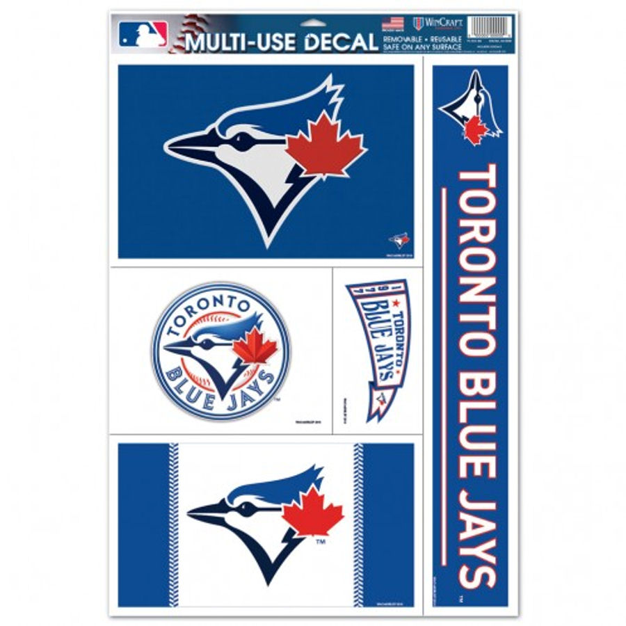 Toronto Blue Jays - Set of 5 Ultra Decals at Sticker Shoppe