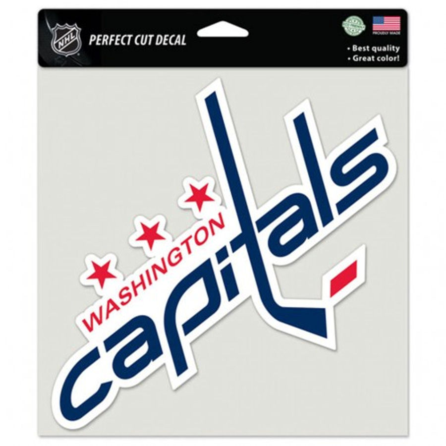 Washington Capitals - 8x8 Full Color Die Cut Decal at Sticker Shoppe