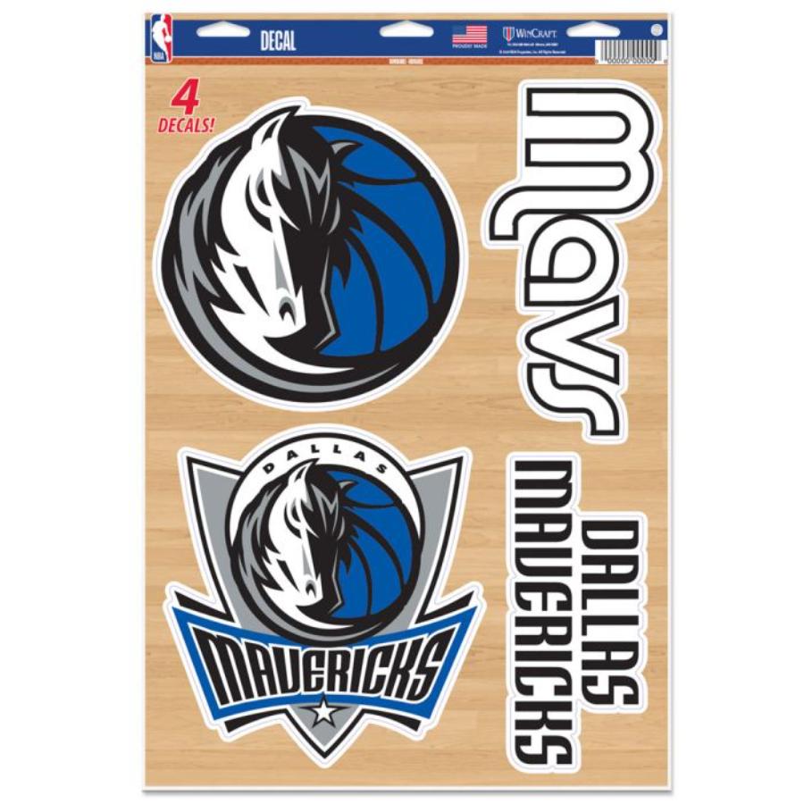 Dallas Mavericks - Set Of 4 Ultra Decals at Sticker Shoppe