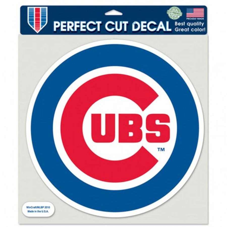 Chicago Cubs - 8x8 Full Color Die Cut Decal at Sticker Shoppe