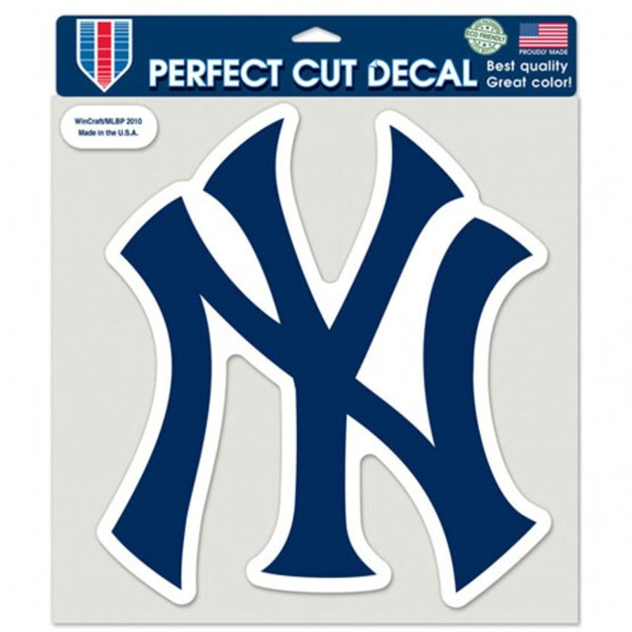 New York Yankees Alternate - 8x8 Full Color Die Cut Decal at Sticker Shoppe