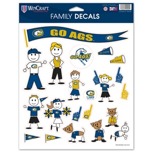 University Of California-Davis - 8.5x11 Family Sticker Sheet at Sticker ...