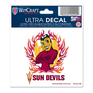 Arizona State University Sun Devils Mascot - 3x4 Ultra Decal at Sticker ...