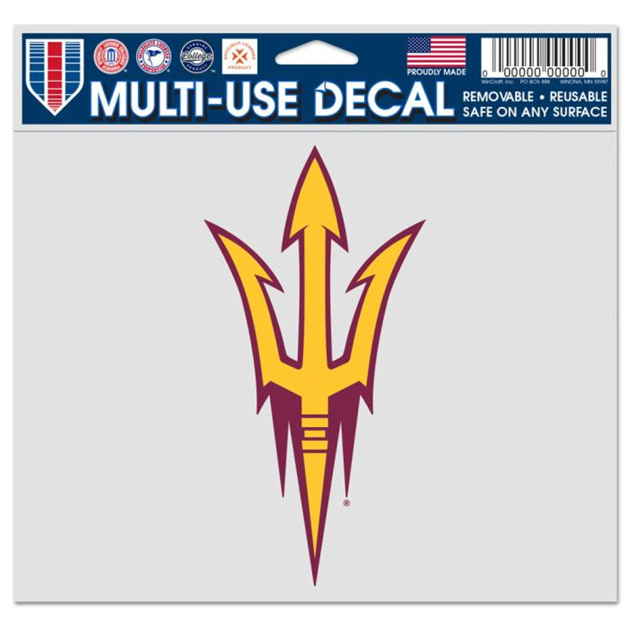 Arizona State University Sun Devils Logo - 5x6 Ultra Decal at Sticker ...