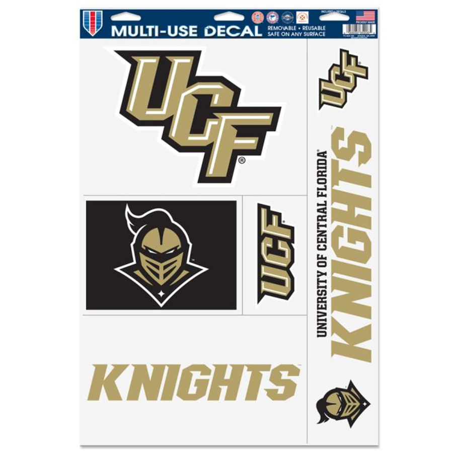 University Of Central Florida Knights - Set of 5 Ultra Decals at ...