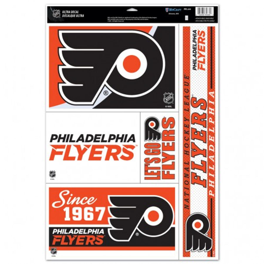 Philadelphia Flyers - Set of 5 Ultra Decals at Sticker Shoppe