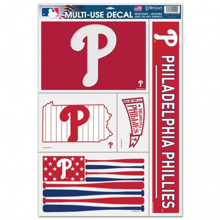 Philadelphia Phillies - Set of 5 Ultra Decals at Sticker Shoppe