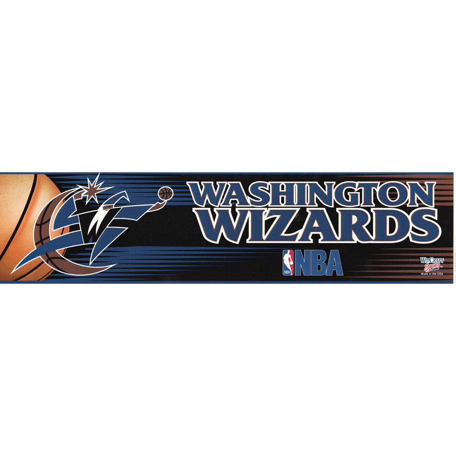 Washington Wizards - 3x12 Bumper Sticker Strip at Sticker Shoppe