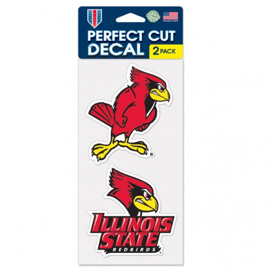 Illinois State University Redbirds - Set of Two 4x4 Die Cut Decals at ...