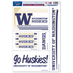 University Of Washington Huskies - Set of 5 Ultra Decals at Sticker Shoppe