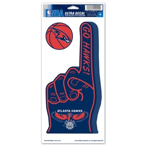 Atlanta Hawks - Finger Ultra Decal 2 Pack at Sticker Shoppe