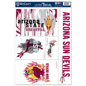 Arizona State University Sun Devils - Set of 5 Ultra Decals at Sticker ...