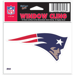New England Patriots - 3x3 Static Window Cling at Sticker Shoppe