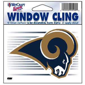Los Angeles Rams - 3x3 Static Window Cling at Sticker Shoppe