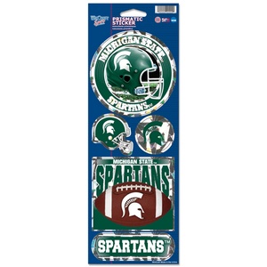 Michigan State University Spartans Football - Prismatic Decal Set at ...