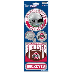 Ohio State University Buckeyes Football - Prismatic Decal Set at ...