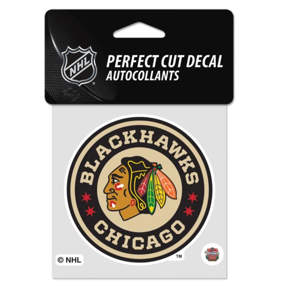Chicago Blackhawks Winter Classic Logo - 4x4 Die Cut Decal at Sticker ...
