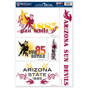 Arizona State University Sun Devils Mascot - Set of 5 Ultra Decals at ...