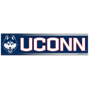 University Of Connecticut UCONN Huskies - 3x12 Bumper Sticker Strip at ...
