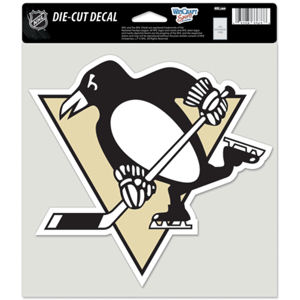 Pittsburgh Penguins - 8x8 Full Color Die Cut Decal at Sticker Shoppe