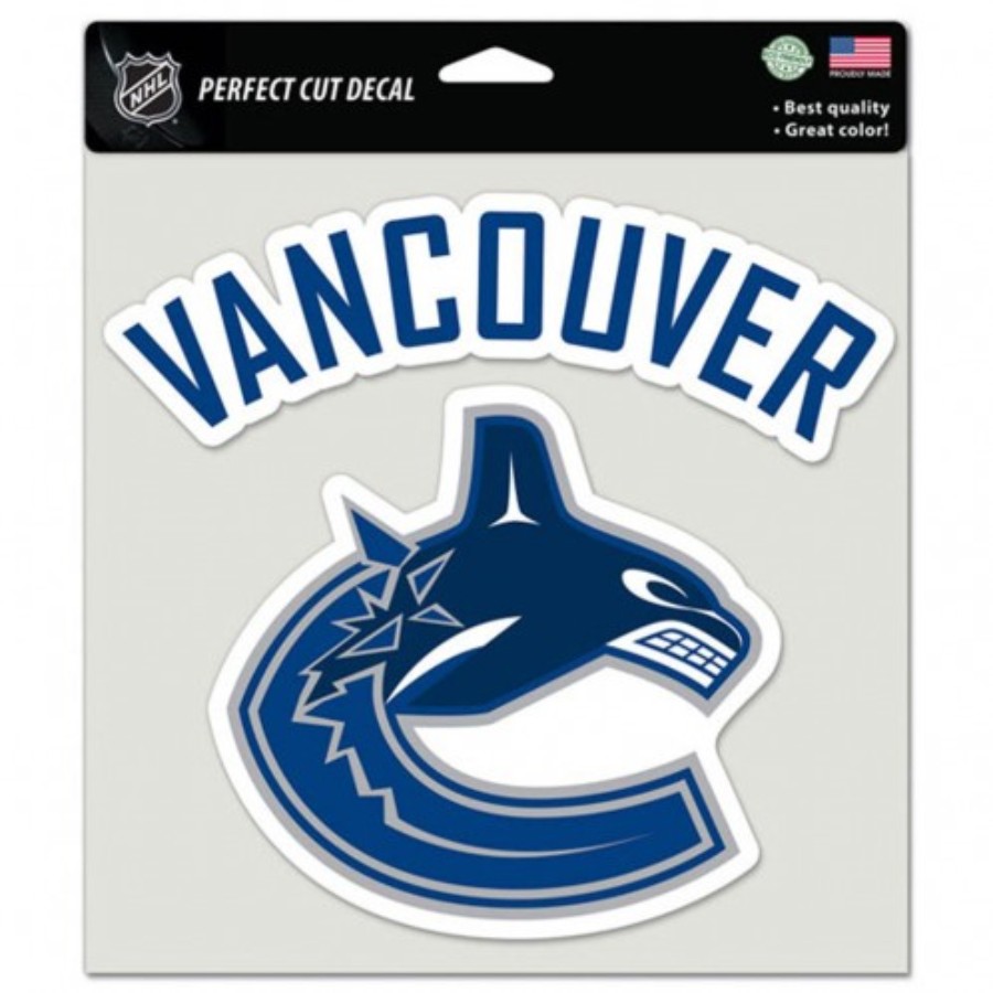 Vancouver Canucks - 8x8 Full Color Die Cut Decal at Sticker Shoppe