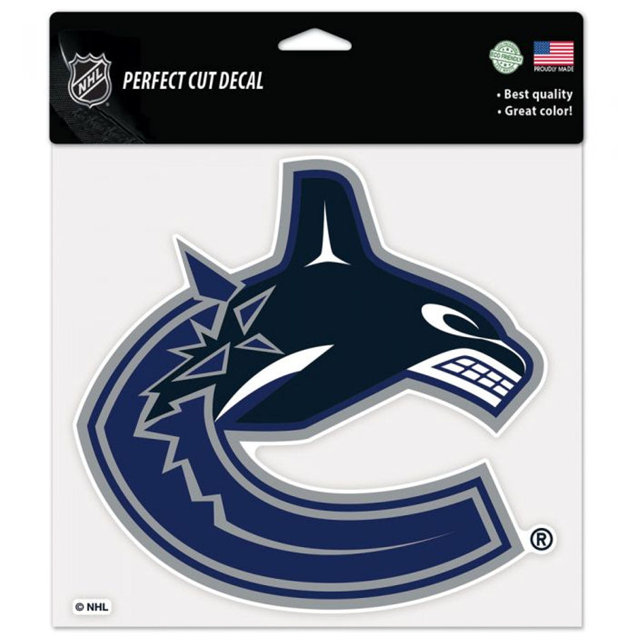 Vancouver Canucks - 8x8 Full Color Die Cut Decal at Sticker Shoppe