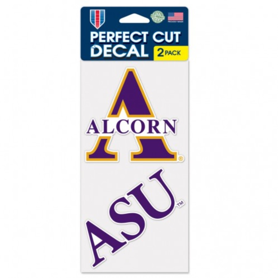Alcorn State University Braves - Set of Two 4x4 Die Cut Decals at ...