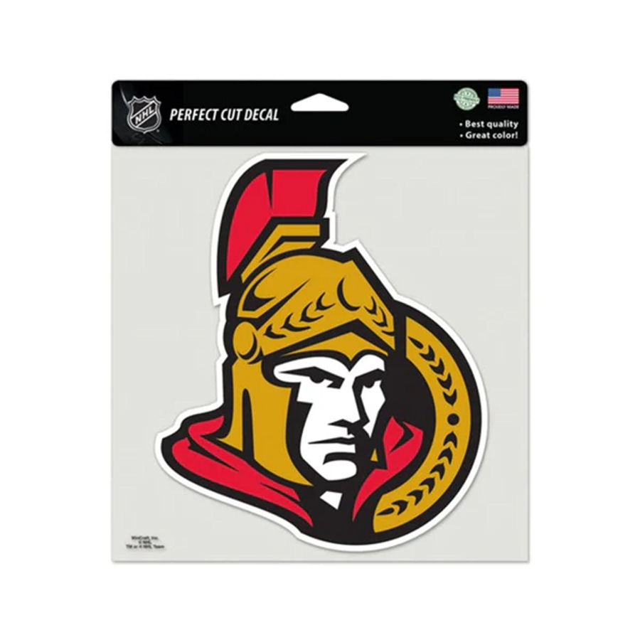 Ottawa Senators - 8x8 Full Color Die Cut Decal at Sticker Shoppe